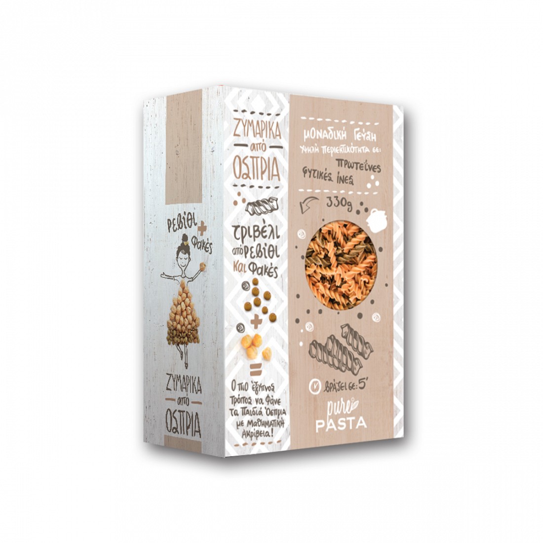 Fussili,chickpeas and lentils flour pasta - Supplier's Corner